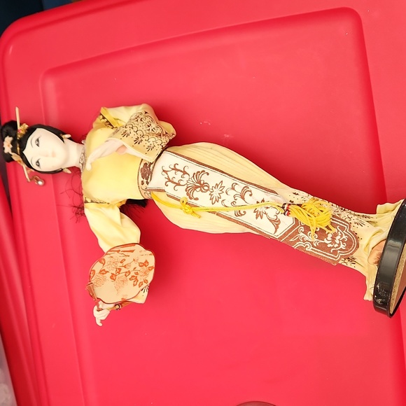 Toys | Vintage Japanese Geisha Doll On A Stand | Poshmark